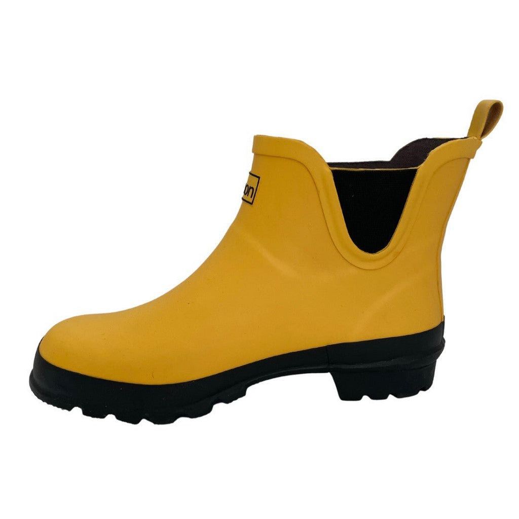 Ankle Wellies - Yellow Matt - Wide Foot – Jileon Wellies